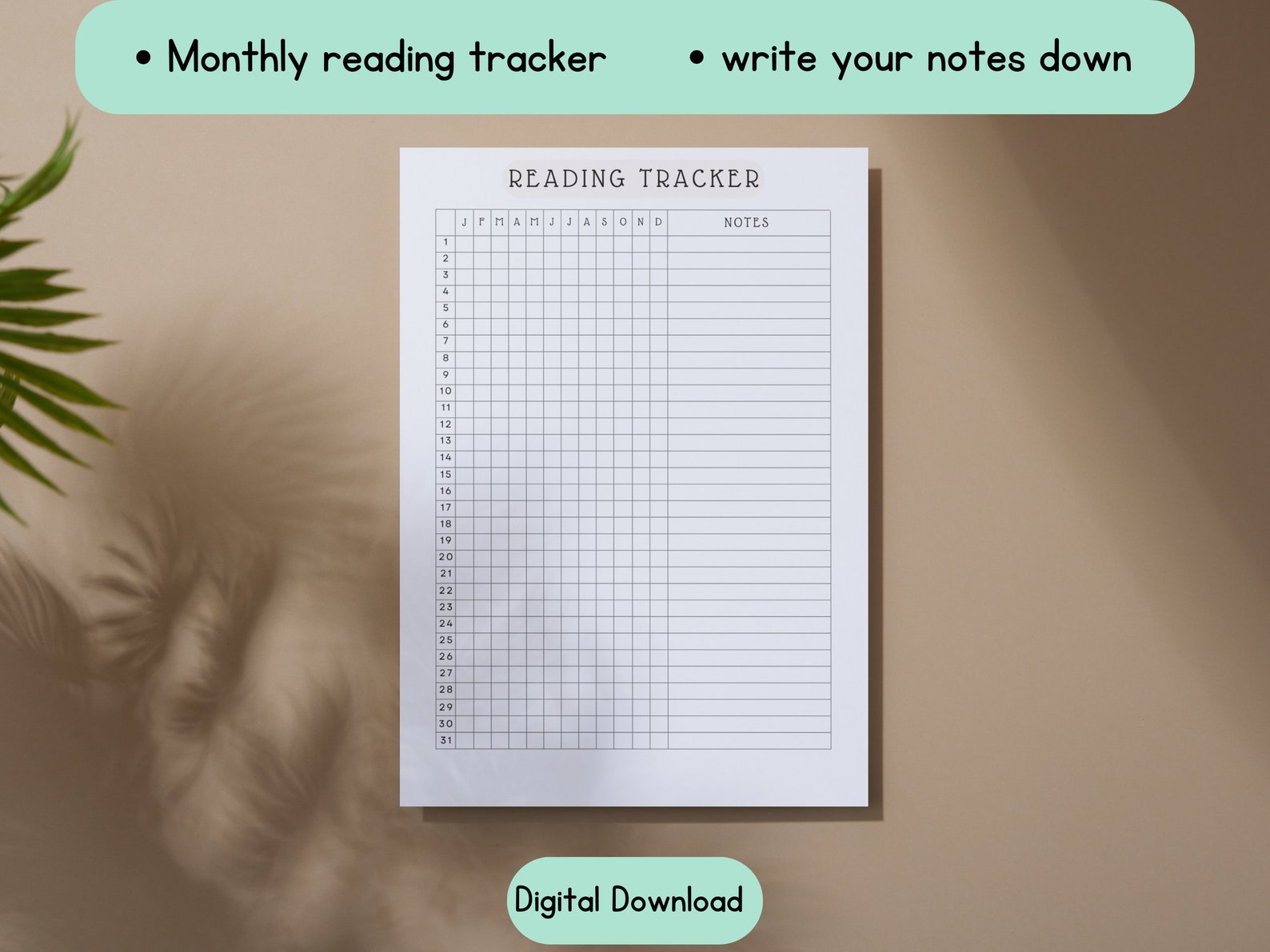 Bookshelf Reading Log, Bujo Reading Tracker, Book Review Printable ...
