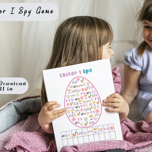 Printable I Spy Easter Activity Fun Look and Find Activity, Interactive ...