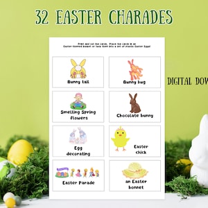 Easter Charades for Kids and Adults - Printable Family Game for ...