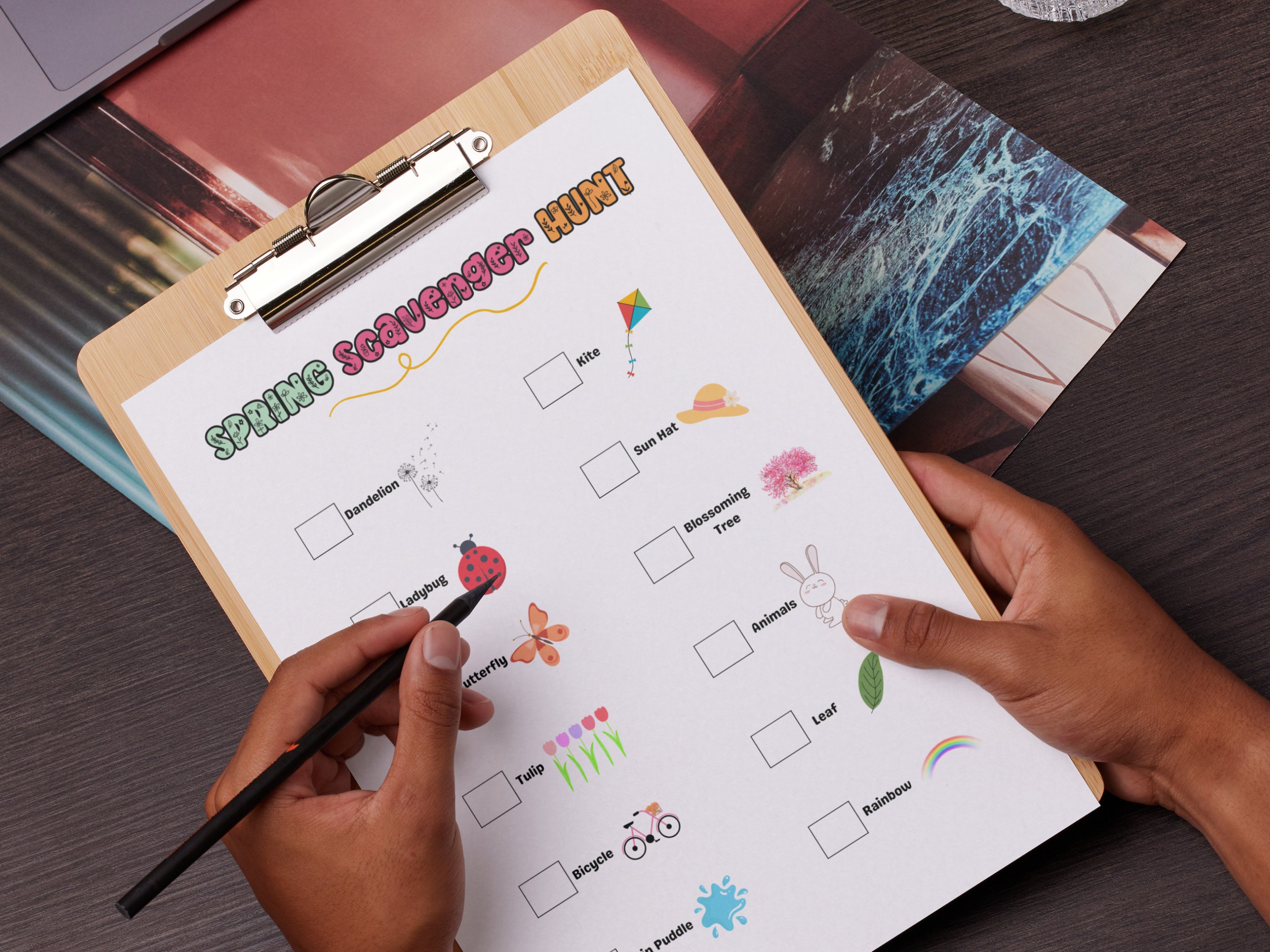 Spring Scavenger Hunt Printable, Nature-easter Scavenger Hunt - Kids ...