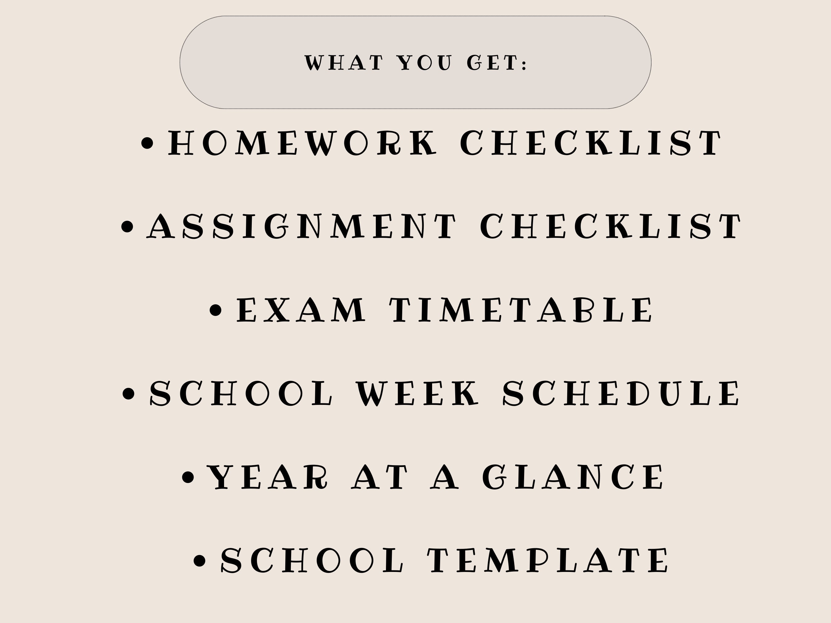 Minimalist Homework Checklist, Weekly Homeschool Planner, Assignment ...
