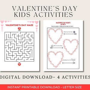 Printable Valentine's Day Activities for Kids: I Spy, Maze, Word Search ...
