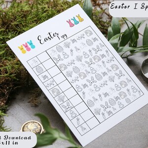 Printable I Spy Easter Activity Fun Look and Find Activity, Interactive ...