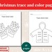 Christmas Tracing Practice Worksheets for Preschoolers and Handwriting ...