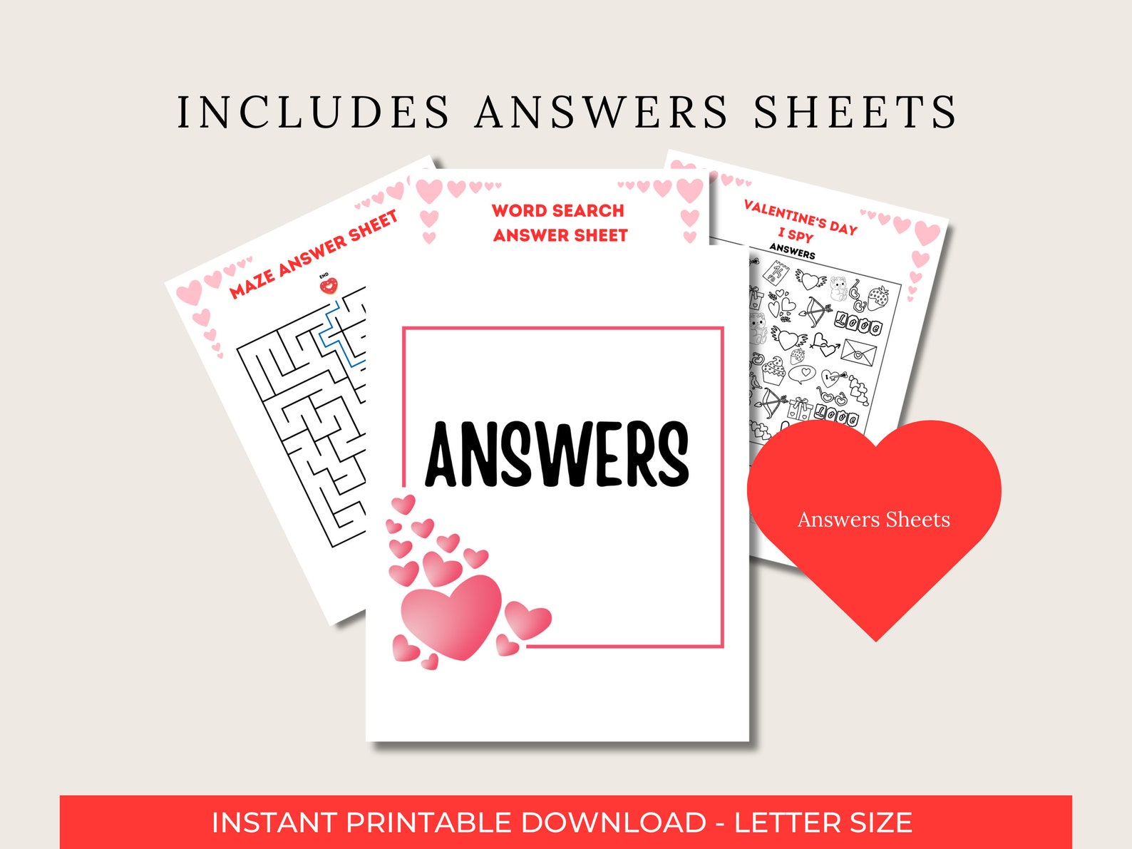 Printable Valentine's Day Activities for Kids: I Spy, Maze, Word Search ...