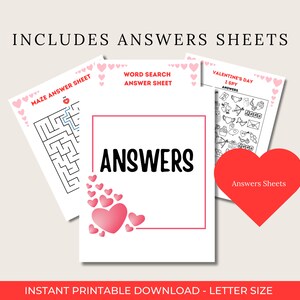 Printable Valentine's Day Activities for Kids: I Spy, Maze, Word Search ...