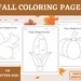 Fall Coloring Pages Thanksgiving Favor Party Activity School Coloring ...