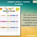 Summer Bucket List Planner Kids' Fun Activities Printable Weekly Summer ...