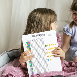 Rate My Day Printable Emotional Support Year-in-pixels Tracker-mood ...