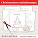 Christmas Tracing Practice Worksheets for Preschoolers and Handwriting ...
