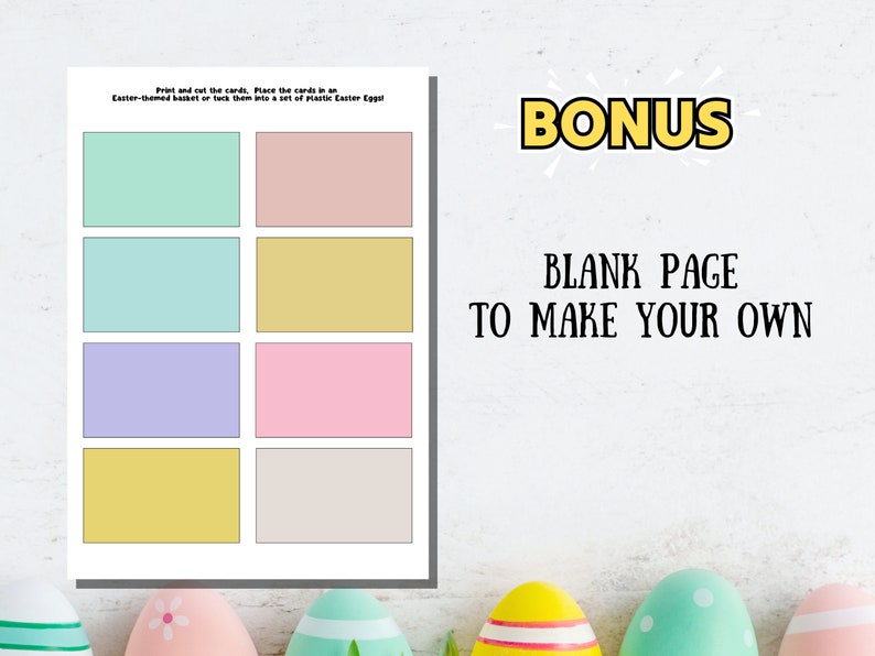 Easter Charades for Kids and Adults - Printable Family Game for ...