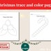 Christmas Tracing Practice Worksheets for Preschoolers and Handwriting ...