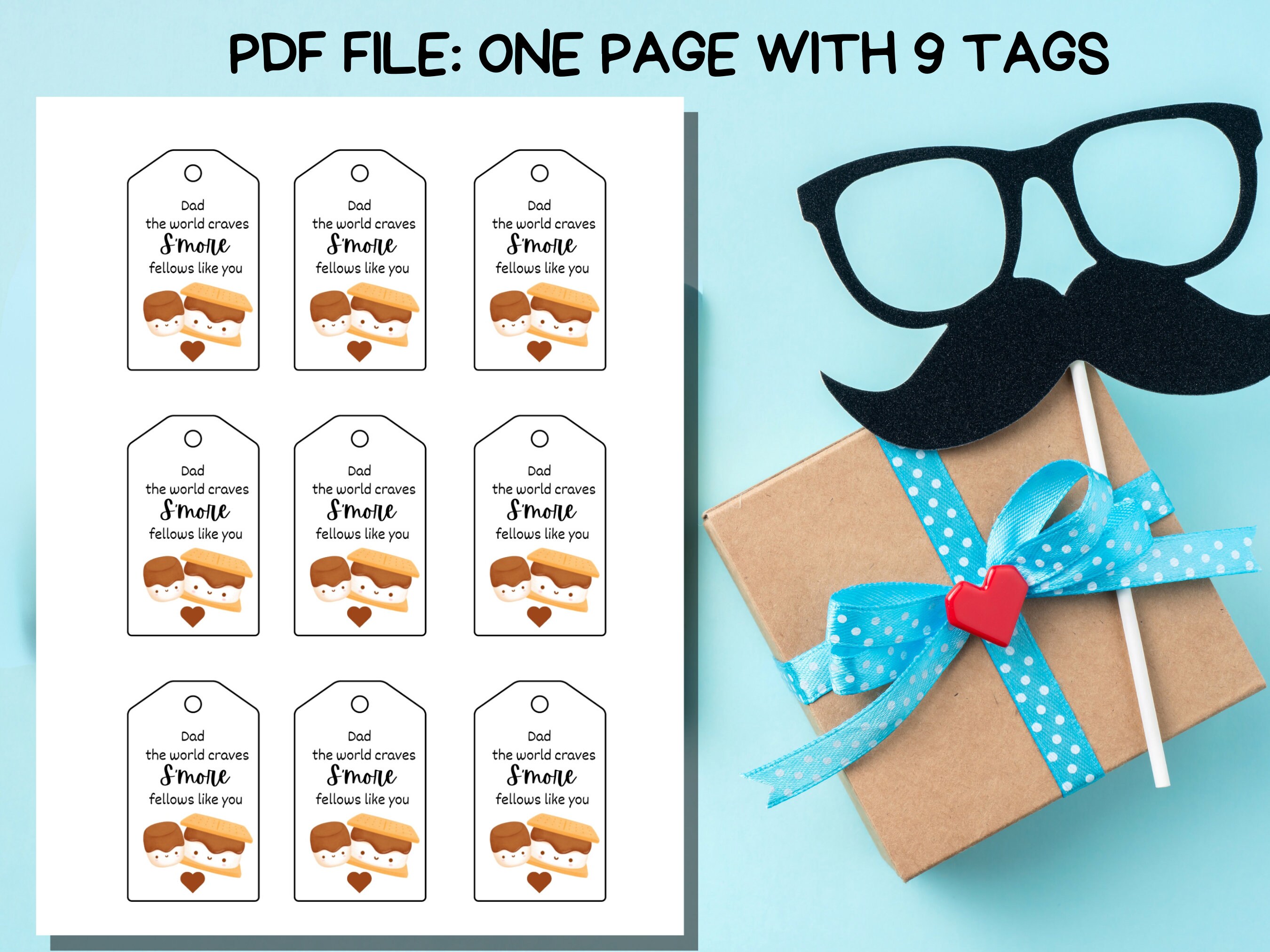 Father's Day Card With S'more Theme, Sweet 's'mores Dad Like You' Cards ...