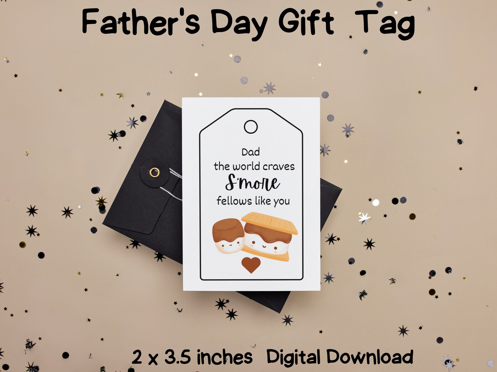 Father's Day Card With S'more Theme, Sweet 's'mores Dad Like You' Cards ...