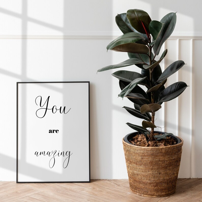 You Are Amazing | Quote Wall Art | Printable Wall Art Prints | Home ...