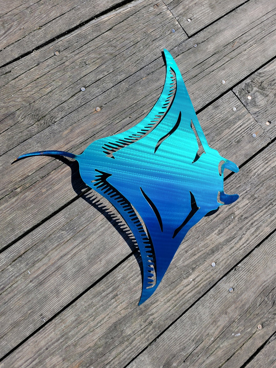 Manta Ray - Steel Wall Art (free Shipping) - Etsy