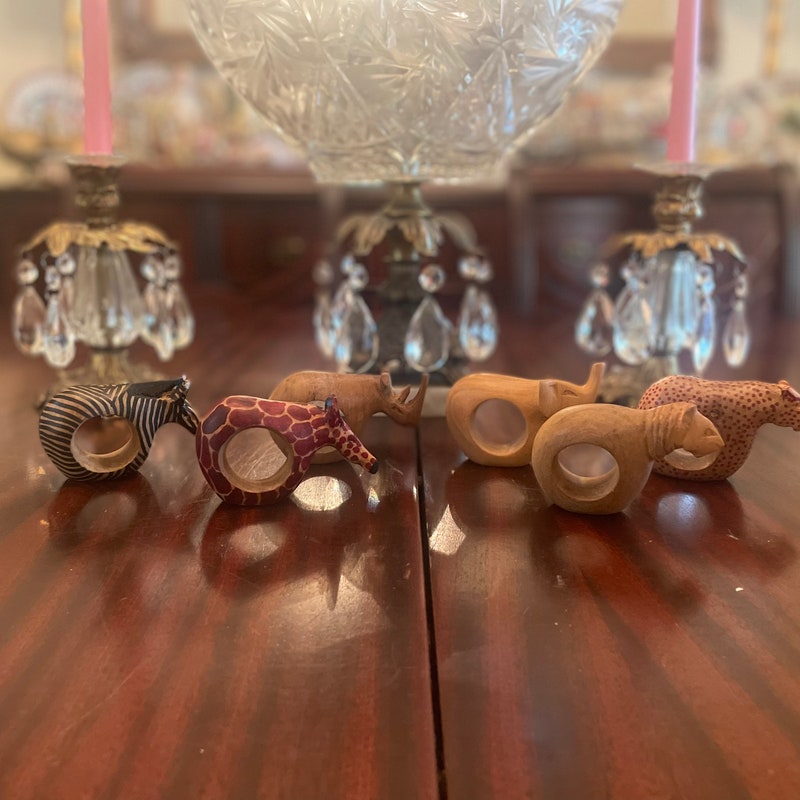 African Napkin Rings - Etsy
