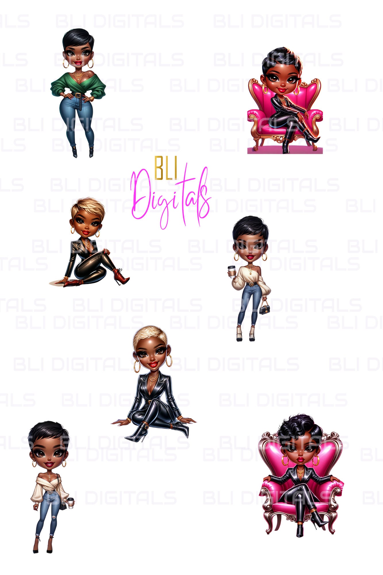 Chibi Doll Clipart| Chibiness| Chibi Doll PNG| Chibi Doll Art| Chibi ...