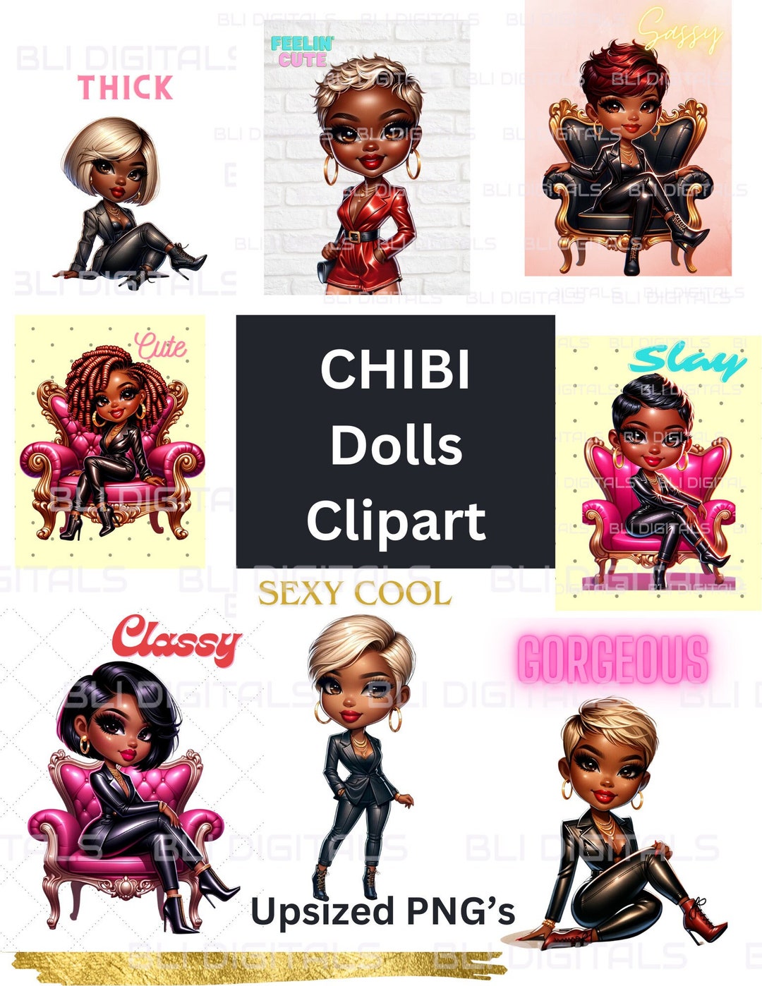 Chibi Doll Clipart| Chibiness| Chibi Doll PNG| Chibi Doll Art| Chibi ...