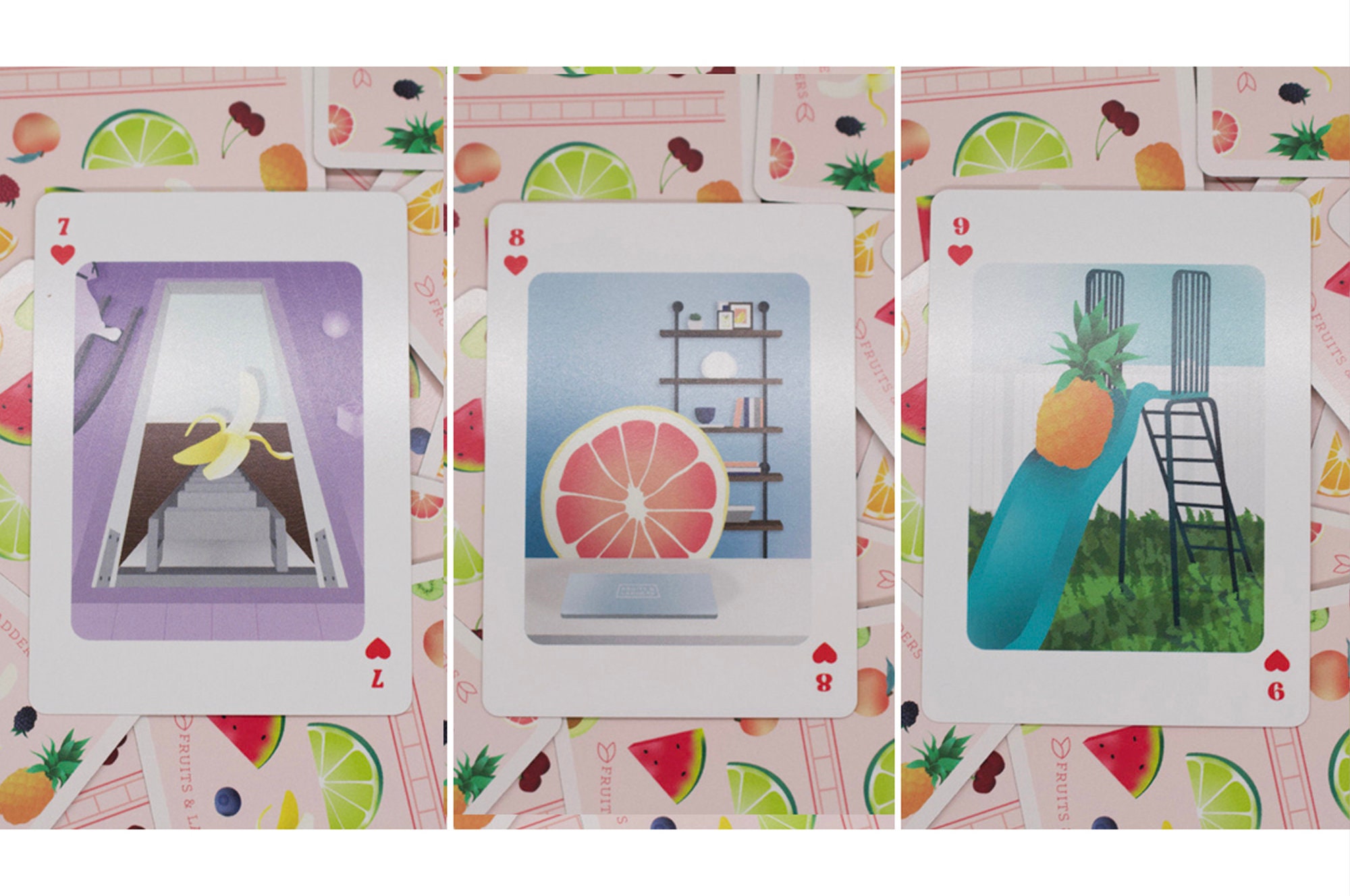 Fruits & Ladders Playing Cards - Etsy