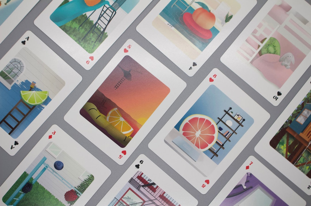 Fruits & Ladders Playing Cards - Etsy