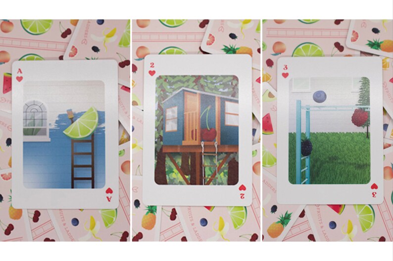 Fruits & Ladders Playing Cards - Etsy