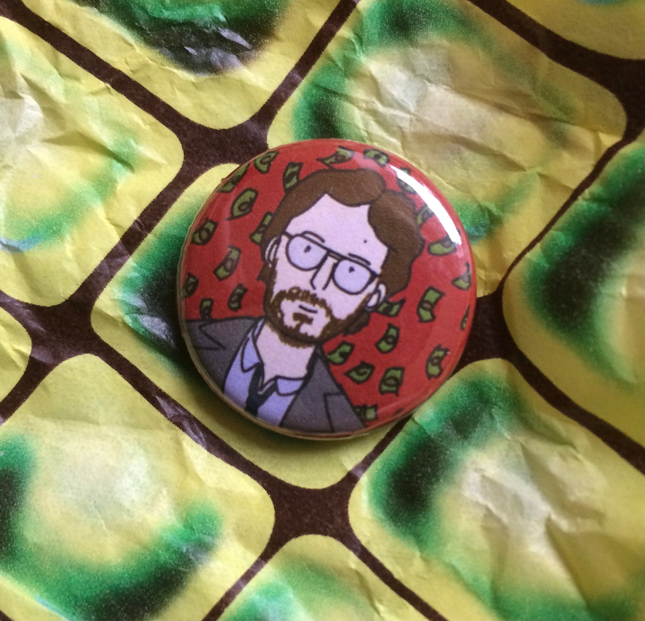 Money Heist Professor Badge - Etsy