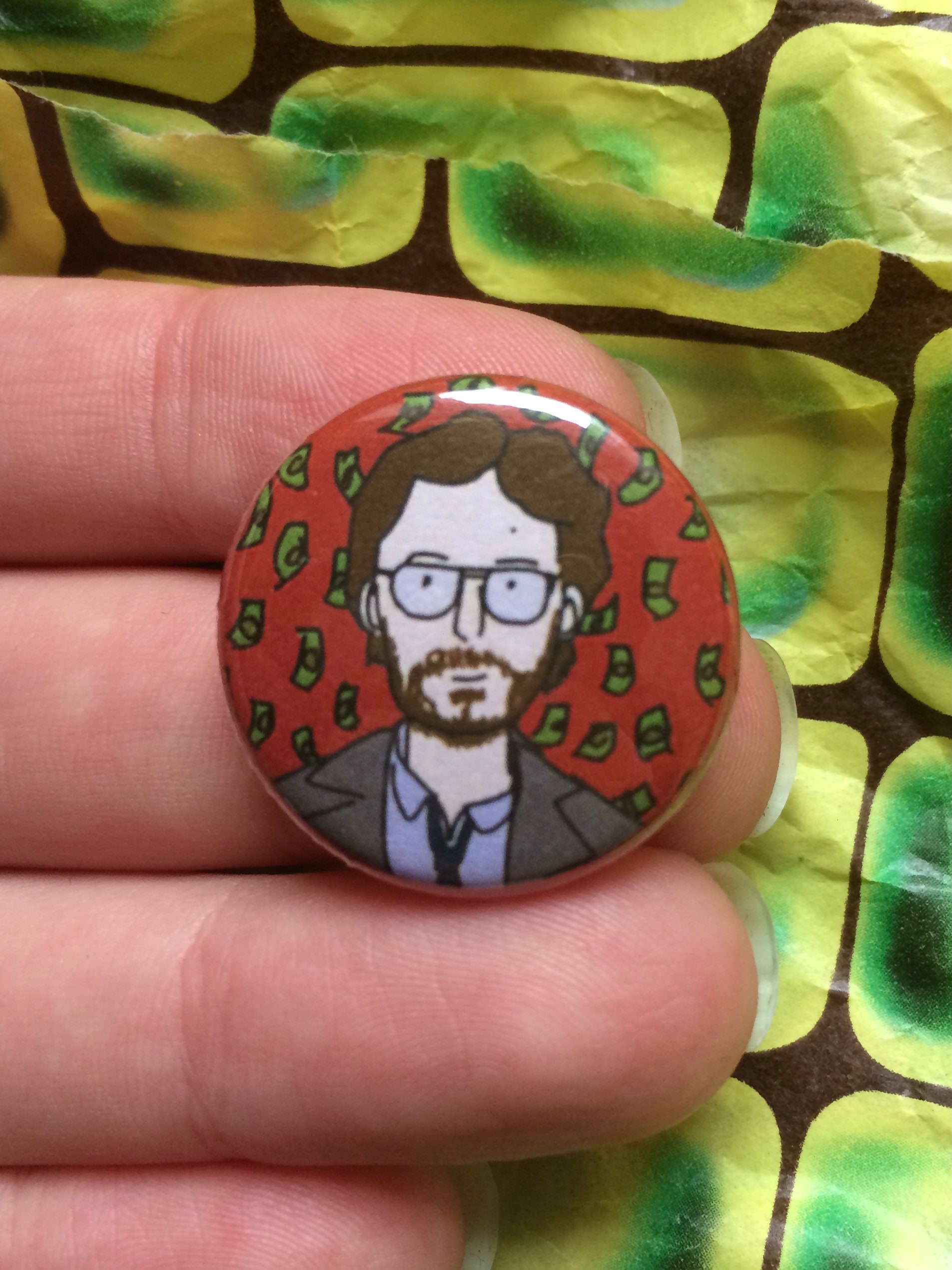 Money Heist Professor Badge - Etsy