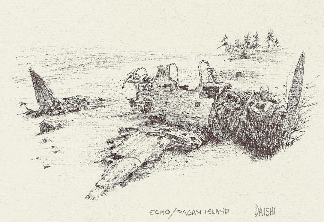 Echo / Pagan Island: One-of-a-kind Artwork by Daishi - Etsy