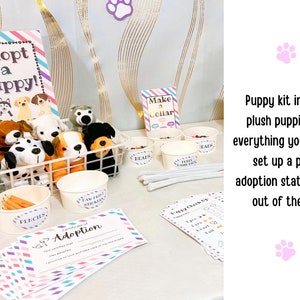 Puppy Adoption Party, Dog Birthday Party, Puppy Birthday Party, Dog ...