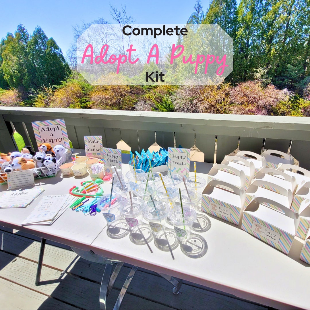 Puppy Adoption Party, Dog Birthday Party, Puppy Birthday Party, Dog ...