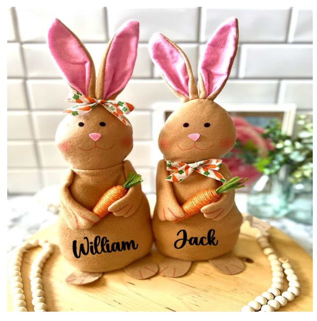 Personalized Bunny Rabbit/personalized Bunny/easter Bunny/custom Easter ...