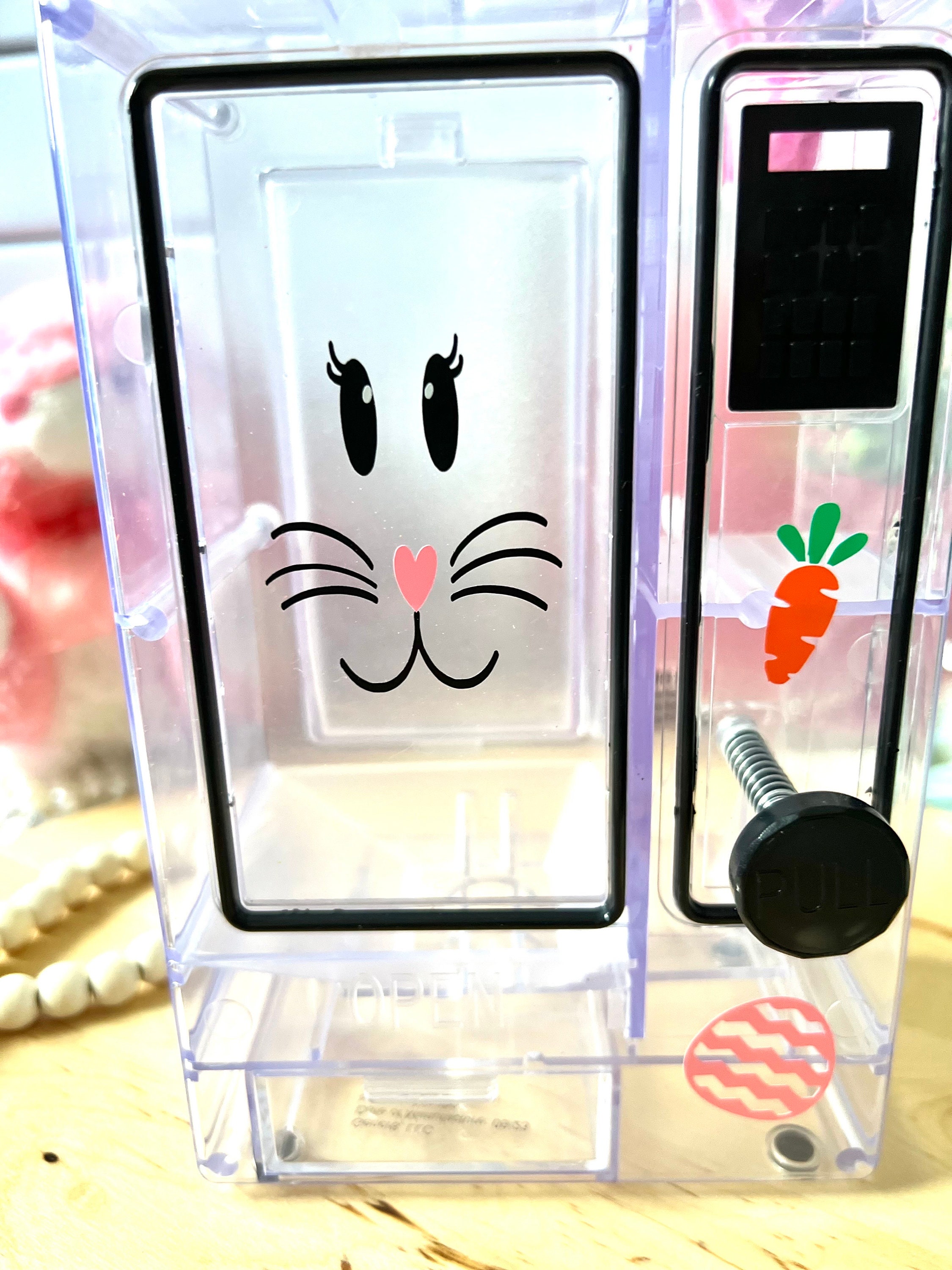 Mini Vending Machine/mini Candy Dispenser/bunny Candy Dispenser/easter ...