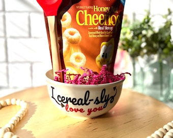 I Cereal-sly Love You Valentine Bowl - Etsy