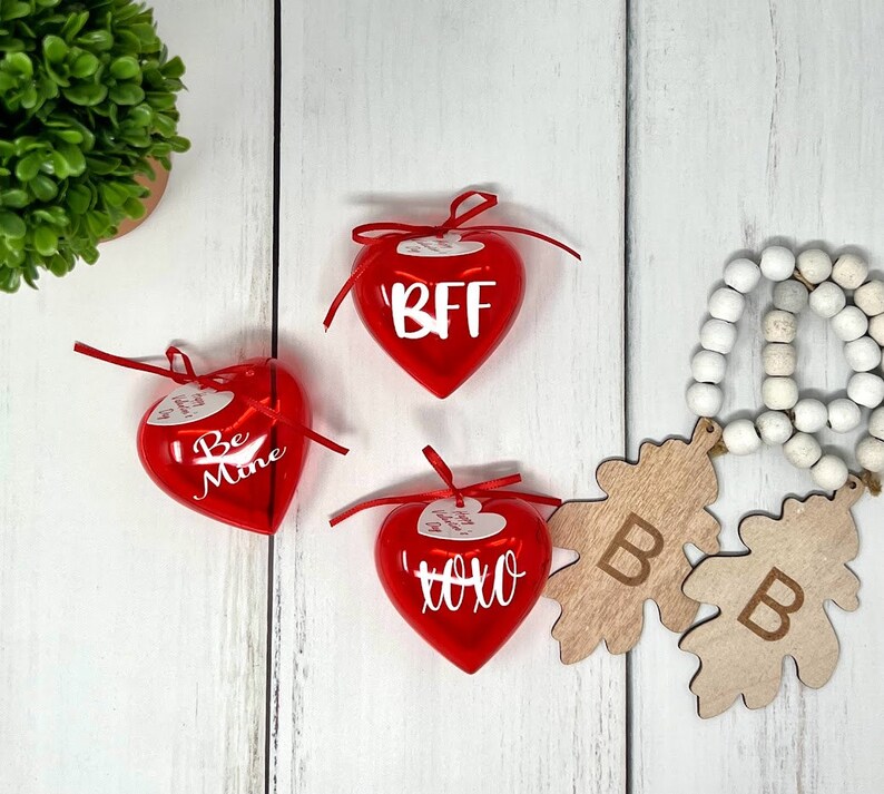 Heart Candy Box/hearts Valentines Day/fillable Heart/valentine Plastic ...