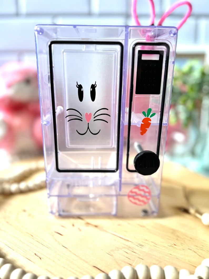 Mini Vending Machine/candy Dispenser/bunny Candy Dispenser/easter Candy ...