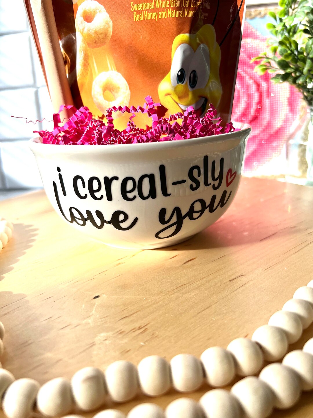 I Cereal-sly Love You Cereal Bowl/cereal Bowl/i Love You/gift for Kids ...