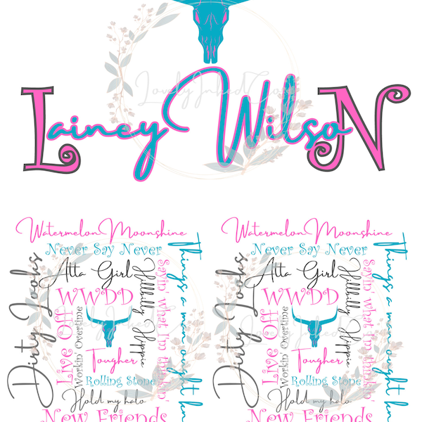 Lainey Wilson Sublimation Designs - Etsy