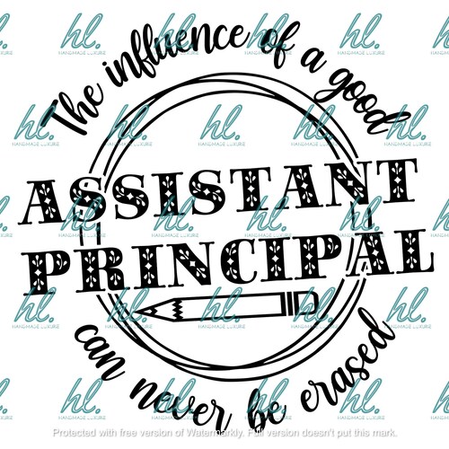Assistant Principal Svg Principal Shirt School Principal - Etsy