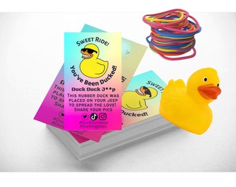 Duck Business Card - Etsy