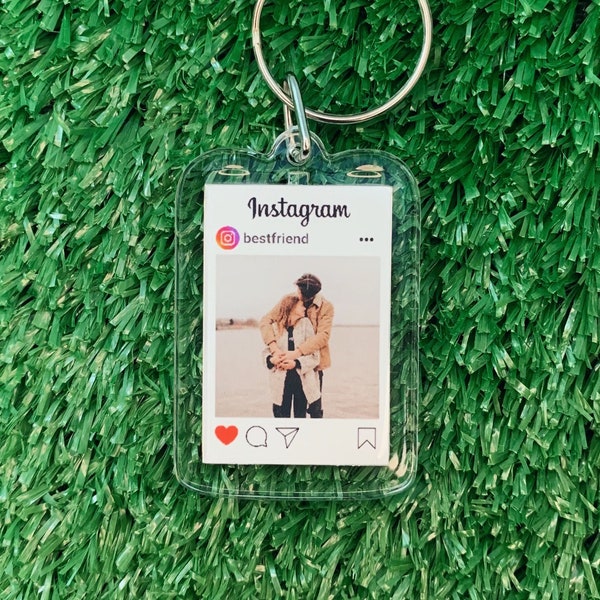 Instagram Keychain - Etsy