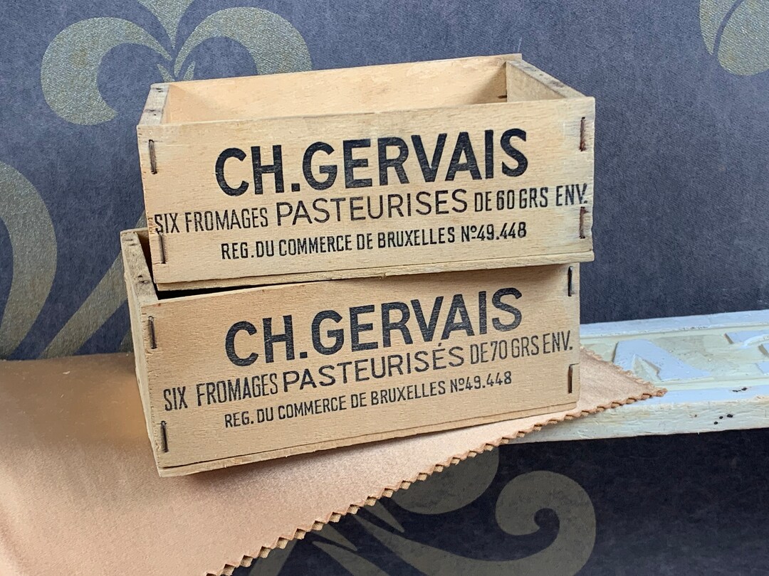 Set of 2 Wooden Cheese Boxes Vintage Wooden Cheese Boxes Vintage Wooden ...