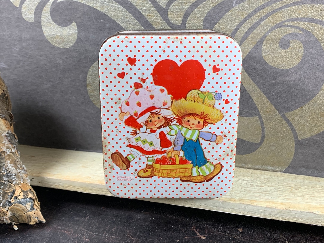 Vintage Tin Cookie Jar for Children - Hoffmann Switzerland - 1980s - Etsy