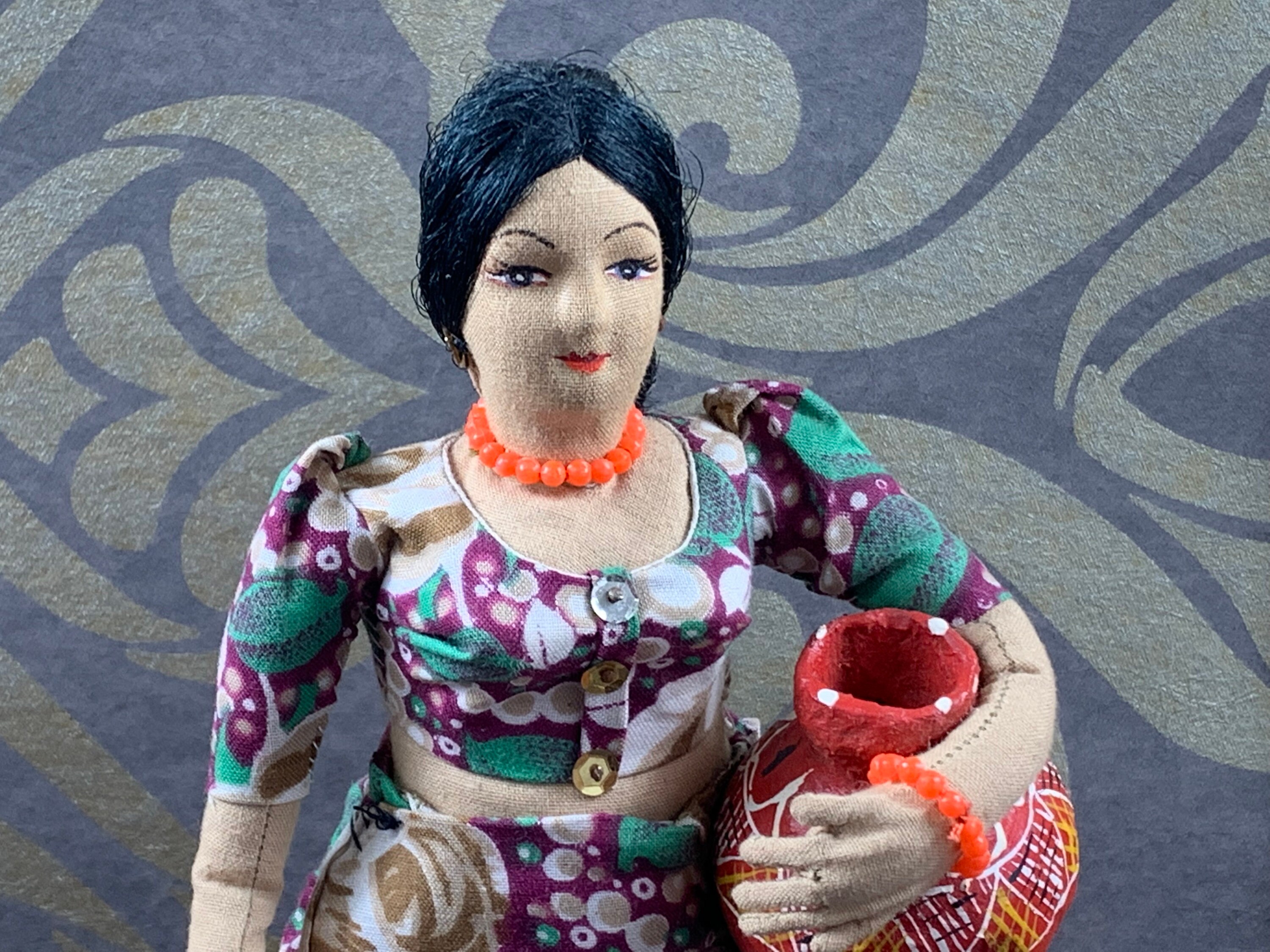 Traditional Costume Doll With Original Dress in Very Good - Etsy