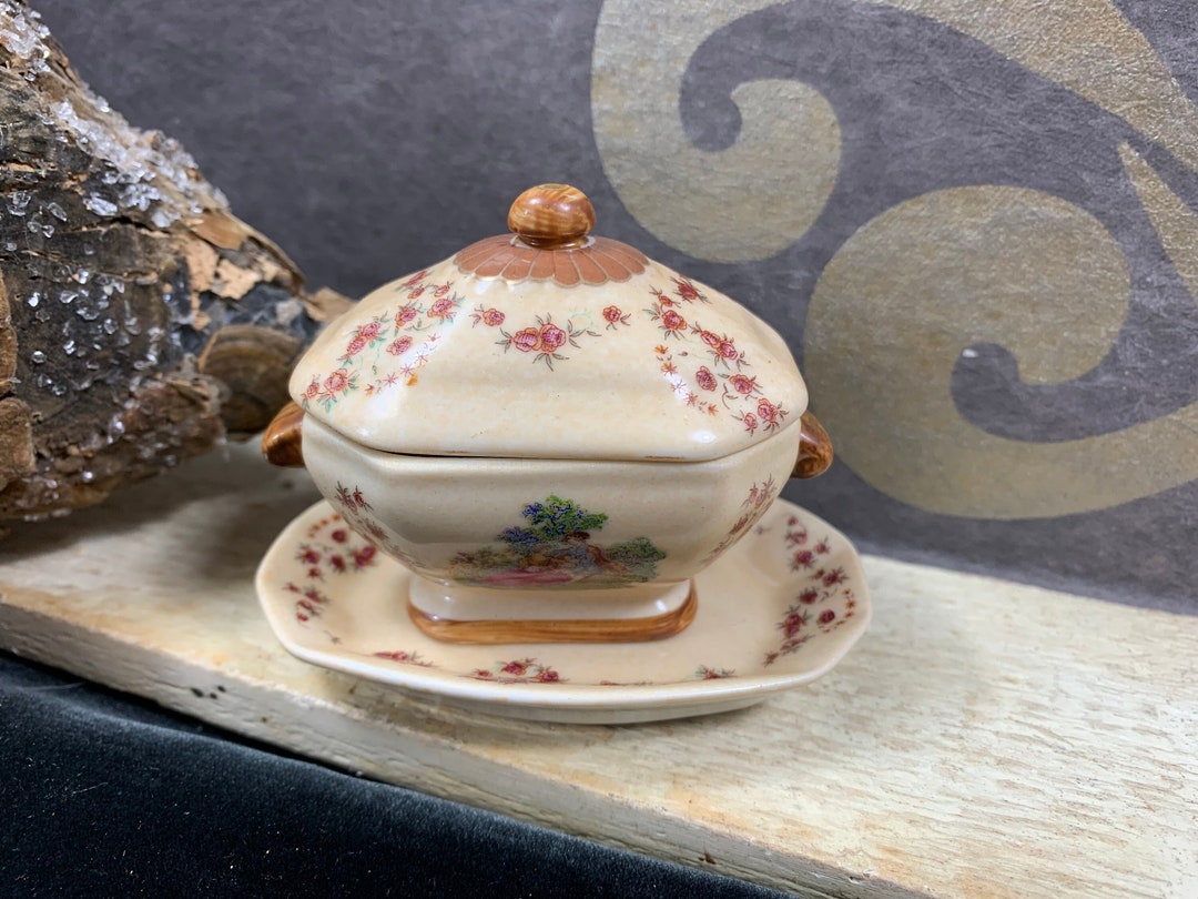 Porcelain Art Miniature Soup Tureen France Collector's Item - Etsy