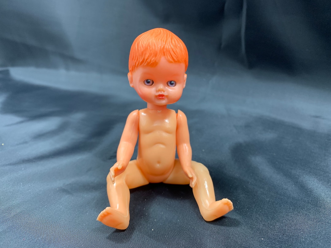 Small Plastic Doll With Sleeping Eyes 13cm Vintage Mint Condition - Etsy