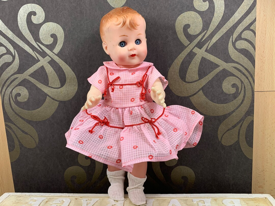 Cute Vintage Doll With a Very Nice Dress - Etsy