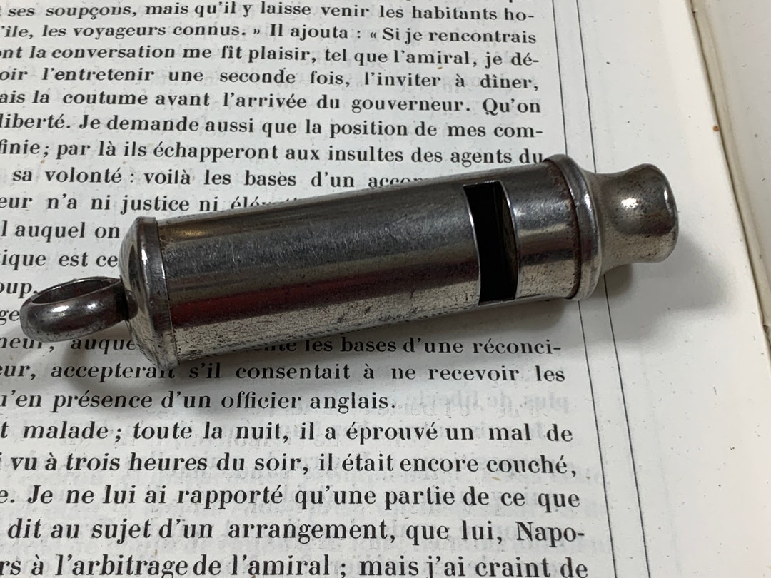 Vintage Metal Whistle Made in Germany Collector - Etsy