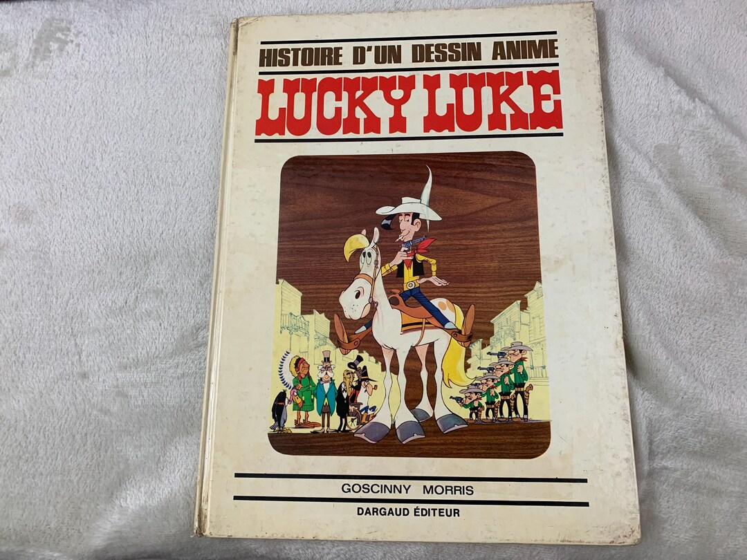 Lucky Luke - Story of a Cartoon - Dargaud - 1971 - Hardcover - Etsy
