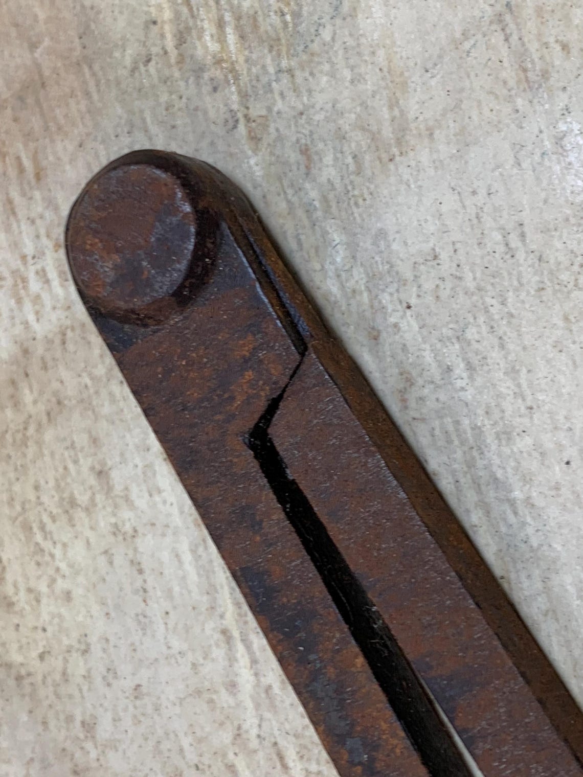 Old Rusty Compass With Dry Points - Antique Iron Drawing Divider ...